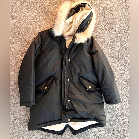 J. Crew | Jackets & Coats | J Crew Fishtail Parka Coat W Hood Like New ...